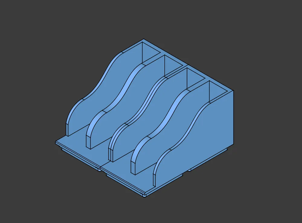 Gridfinity Utensil Divider (1x2 base) Remixed by TheGreenGozlin ...