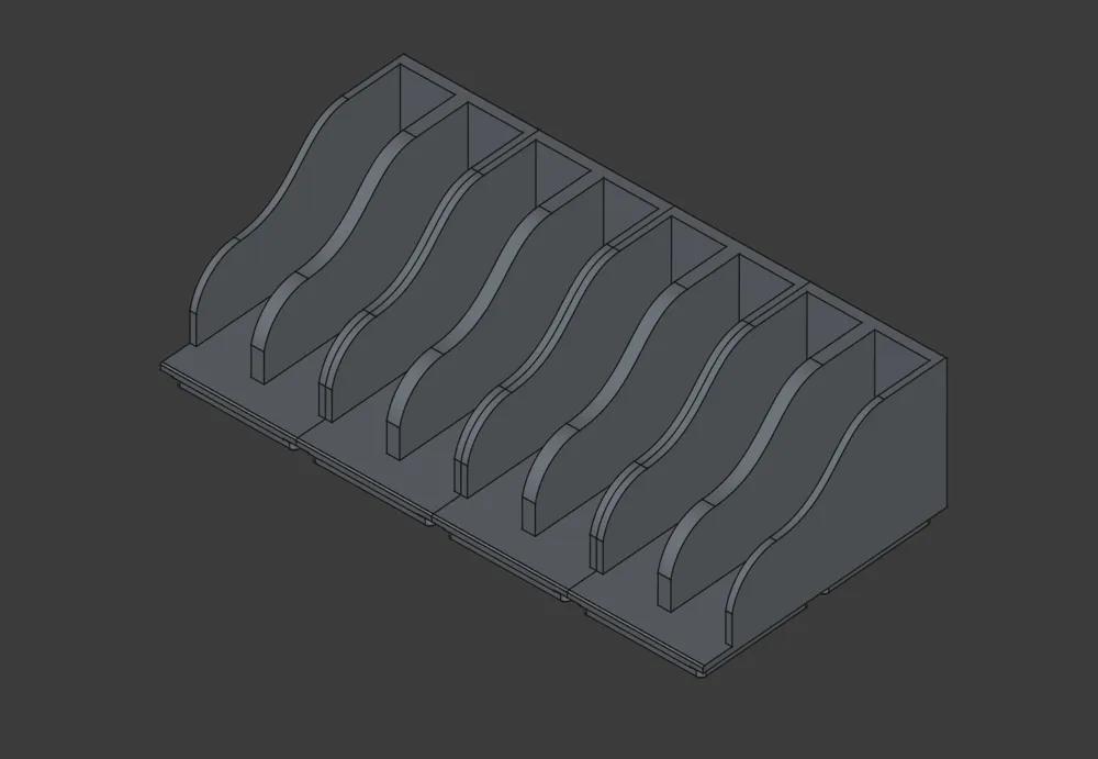 Gridfinity Utensil Divider (1x2 base) Remixed by TheGreenGozlin ...