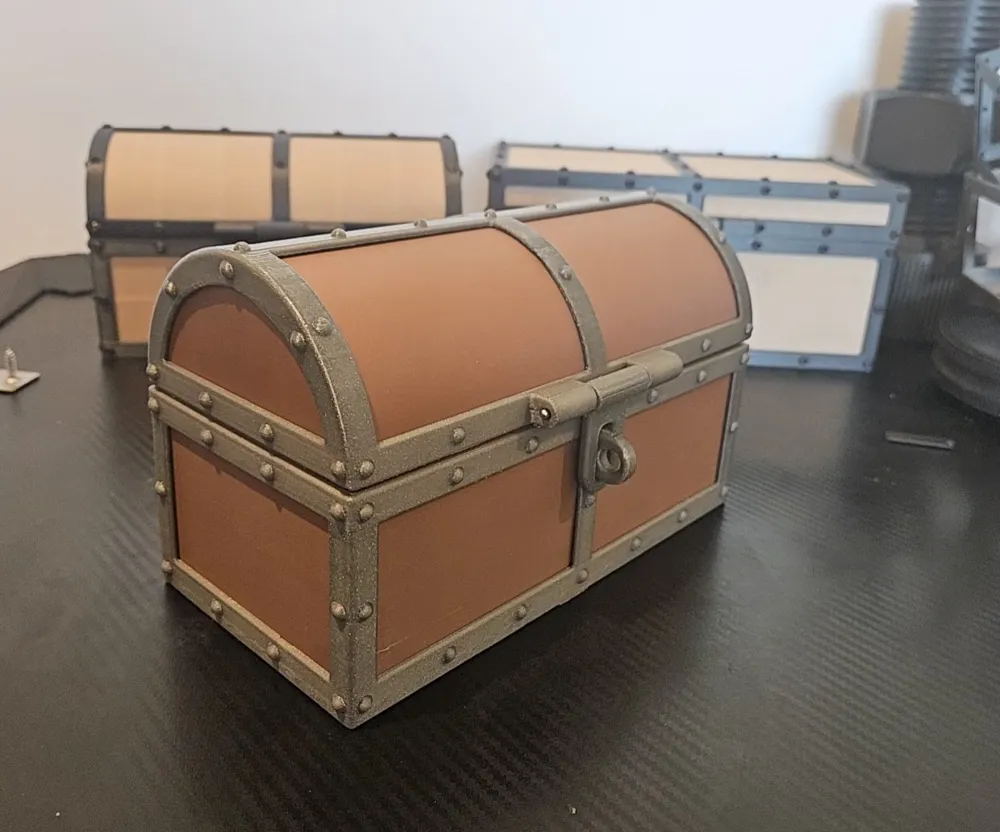 Treasure Chest 2 (No Bolt Version) by p666buc - MakerWorld