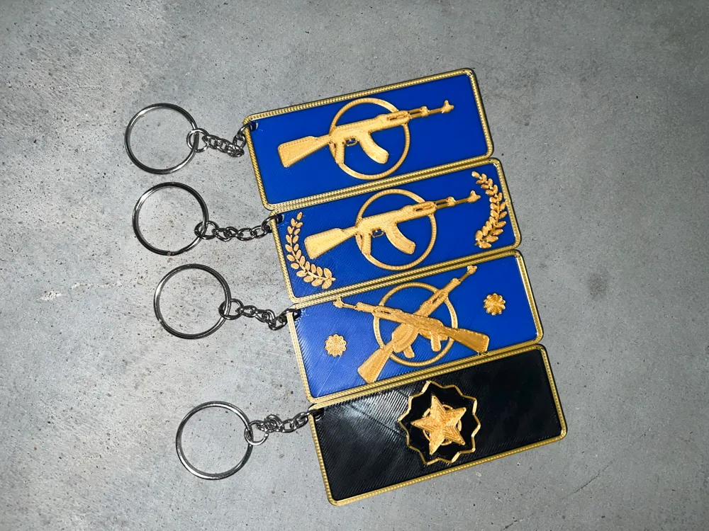 CSGO - CS2 Master Guardian Ranks Keychains by MikoN - MakerWorld