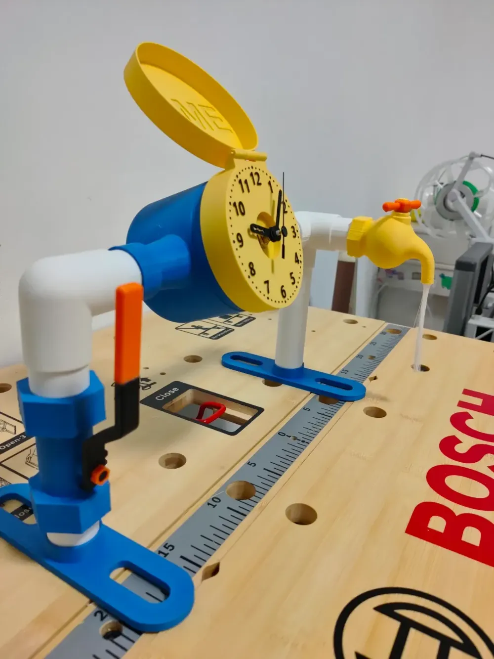 Water Meter Clock (Time Flies Like Water) by jiuyiha MakerWorld ...