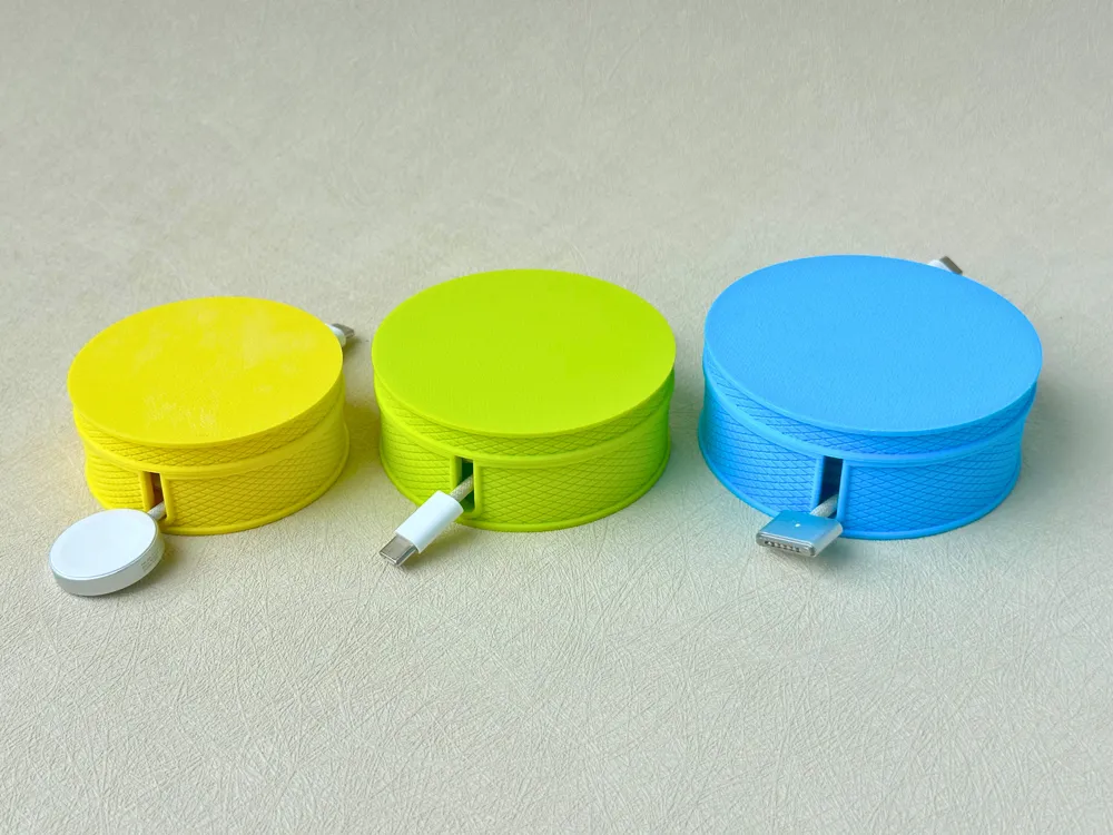 Cable Winder – 3 Sizes, Twist Organizer Box - Free 3D Print Model ...