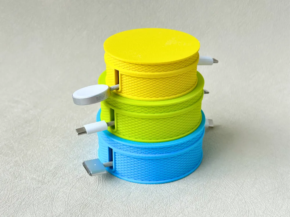 Cable Winder – 3 Sizes, Twist Organizer Box - Free 3D Print Model ...
