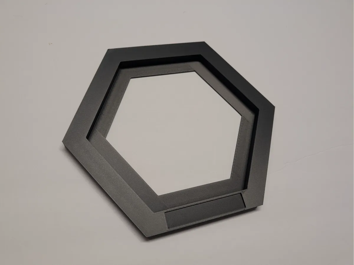 Hex Topo Map FRAME - Free 3D Print Model - MakerWorld