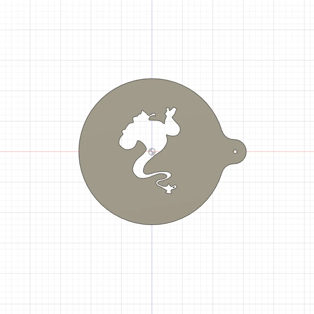 Perfect Aladdin Genie in Lamp Latte Art Stencil by Perfect Prints ...