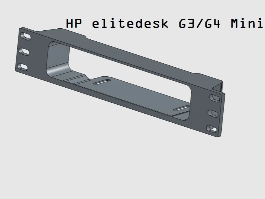 HP elitedesk G3/G4 mini 10 inch rackmount by just actual kevin ...