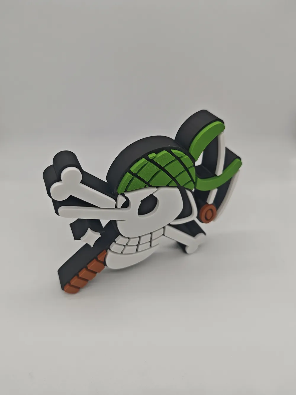 One Piece Ussop Skull Jolly Roger (NO AMS/AMS) - Free 3D Print Model ...