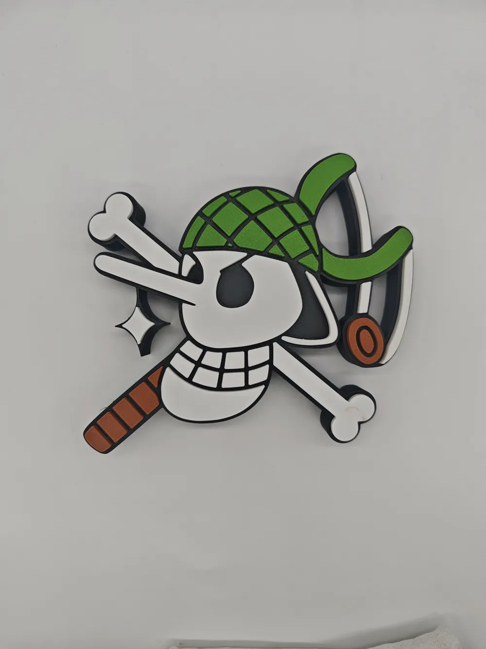 One Piece Ussop Skull Jolly Roger (NO AMS/AMS) - Free 3D Print Model ...