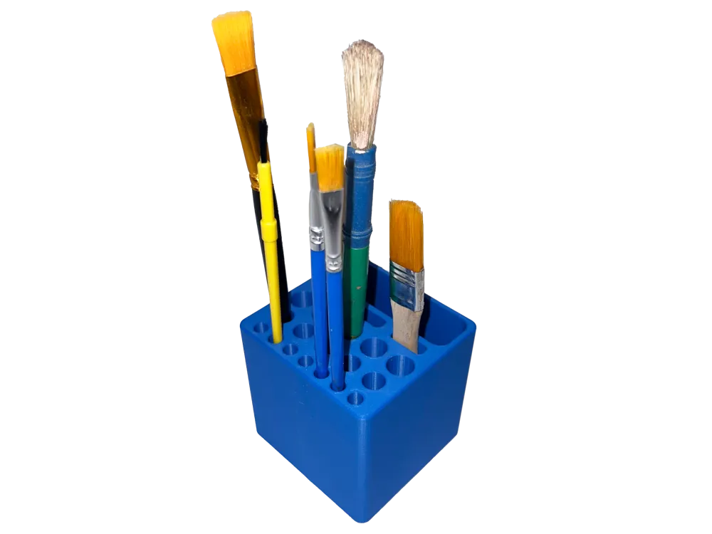 Mini Craft Paintbrush Holder - Free 3D Print Model - MakerWorld
