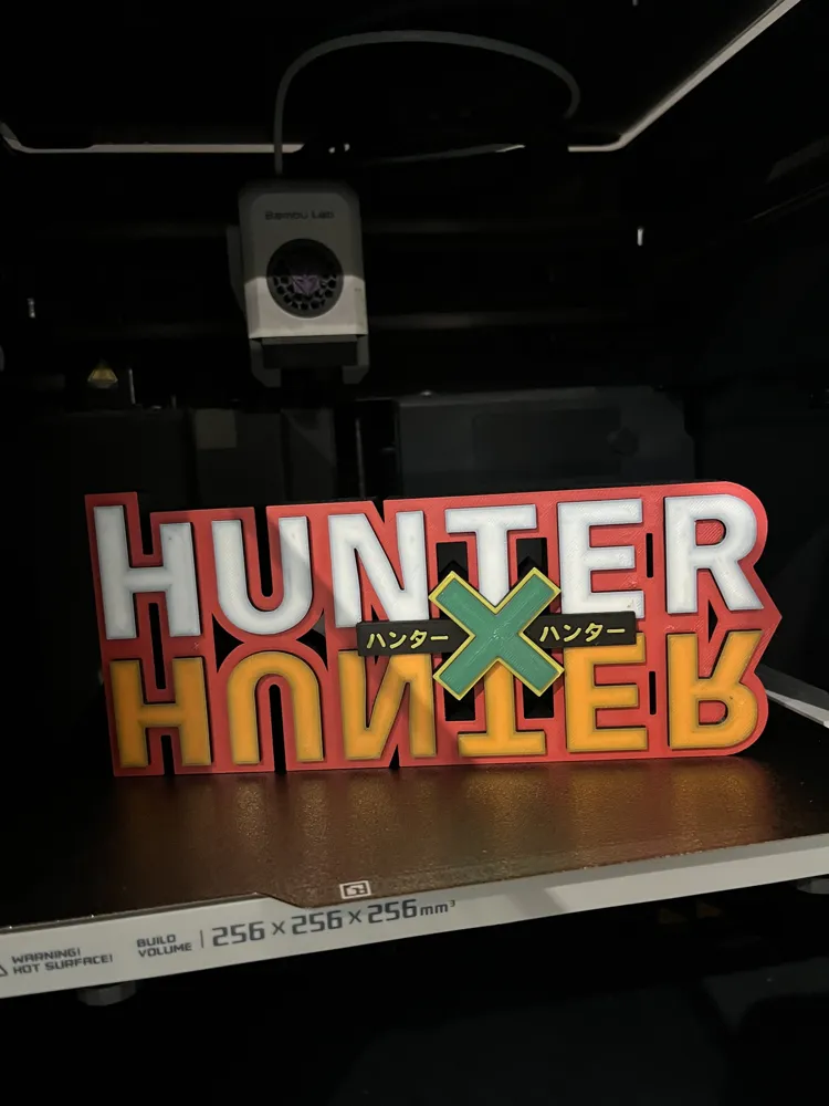 HunterxHunter_logo by Igris_3D MakerWorld: Download Free 3D Models