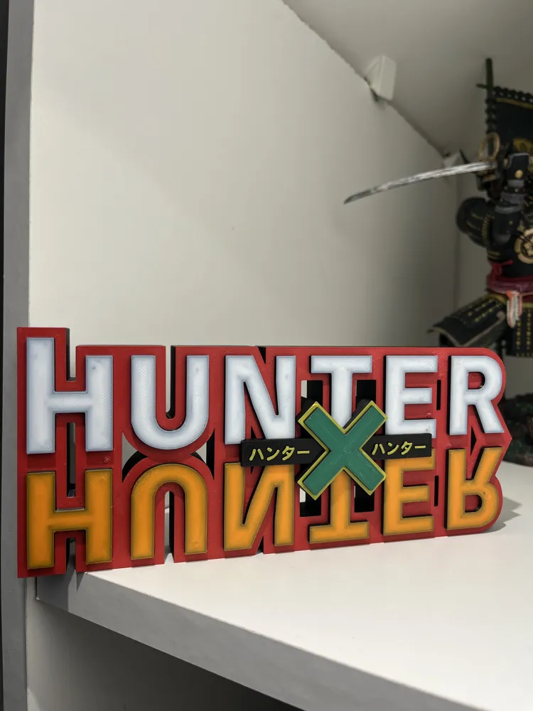 HunterxHunter_logo by Igris_3D MakerWorld: Download Free 3D Models