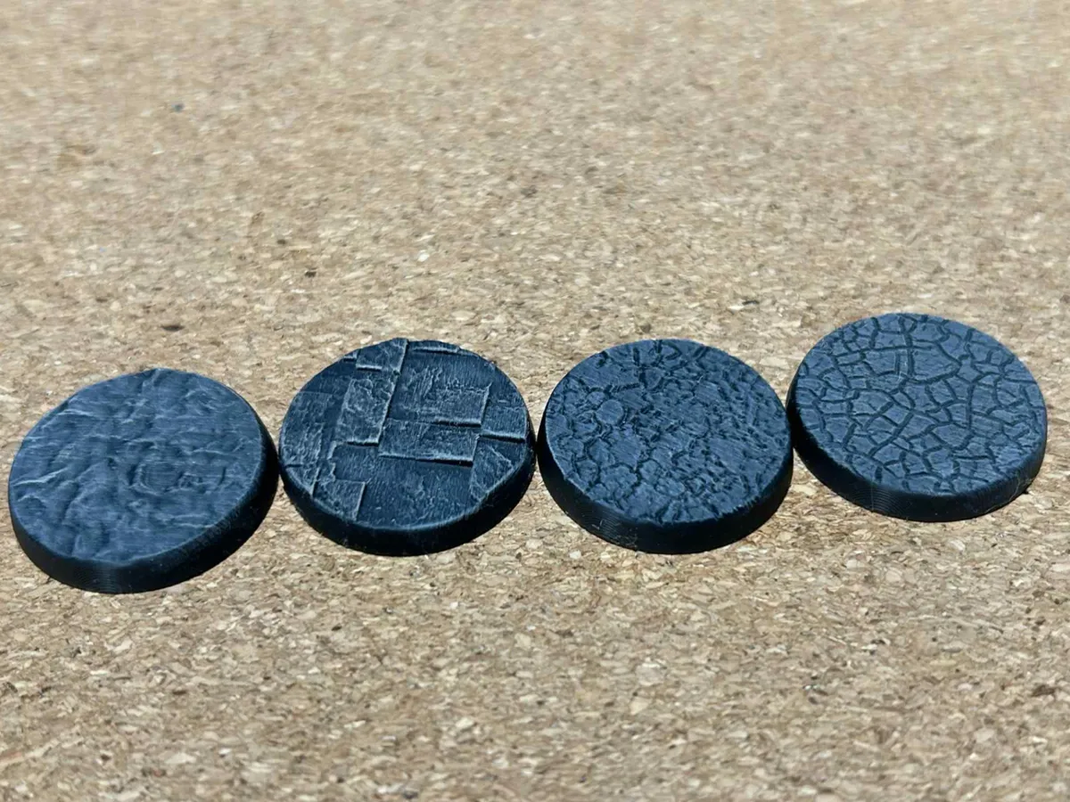 32mm Round Bases - mix 1 - Free 3D Print Model - MakerWorld