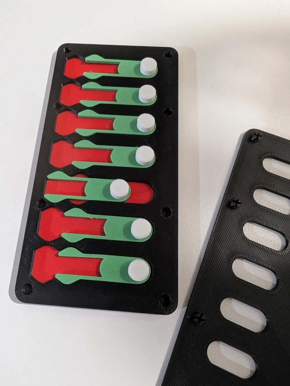 Weekday Checklist with Haptic Switches - Free 3D Print Model - MakerWorld