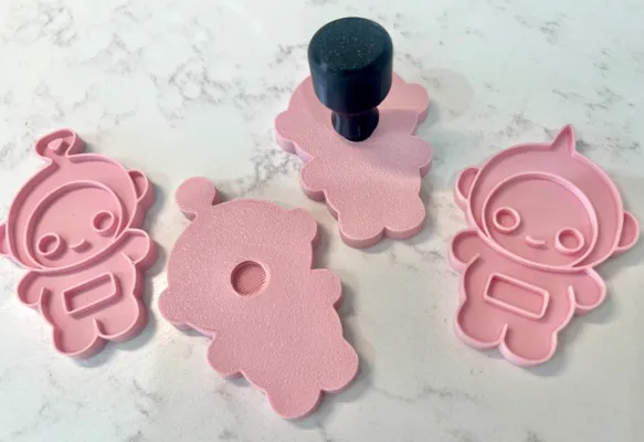 Teletubbies cookie cutter and stamp by NovaJay 3D MakerWorld: Download ...