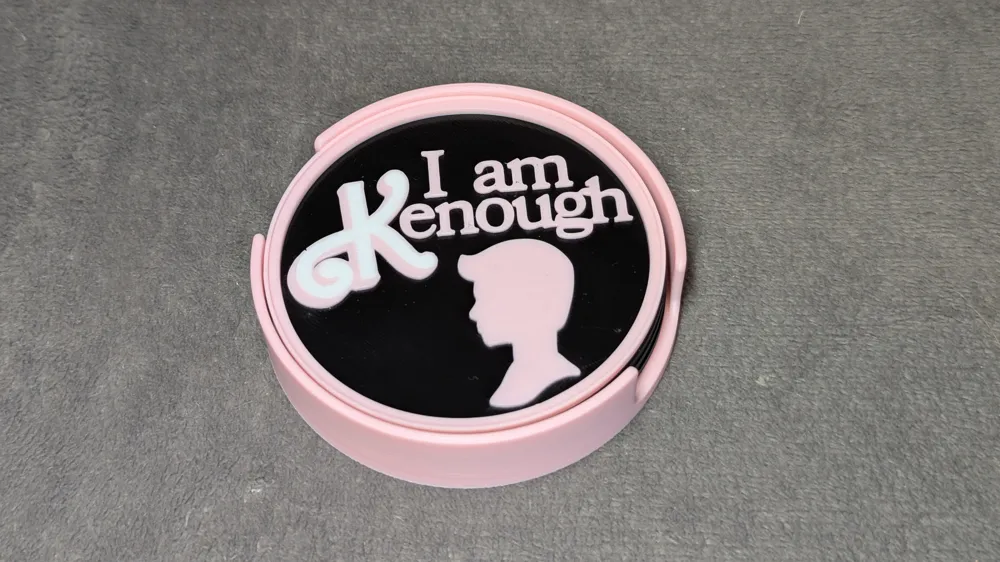 Barbie - 3D Stapelbares Untersetzer-Set von DelPrints MakerWorld ...