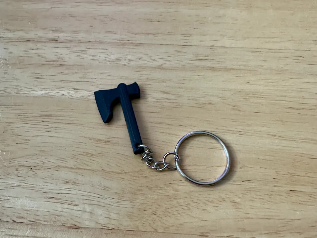 quick 15 min Hatchet keychain - Free 3D Print Model - MakerWorld