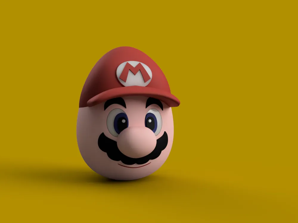 Super Mario Egg with Pipe by PrintinPlace - MakerWorld