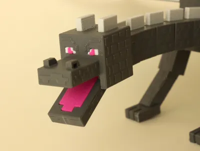 Minecraft Ender Dragon by printchallenge MakerWorld: Download Free 3D ...