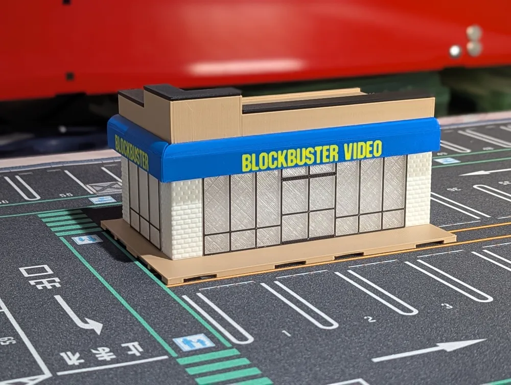 Video Rental Store Model Set - 1:64 Scale Diorama - Free 3D Print Model ...