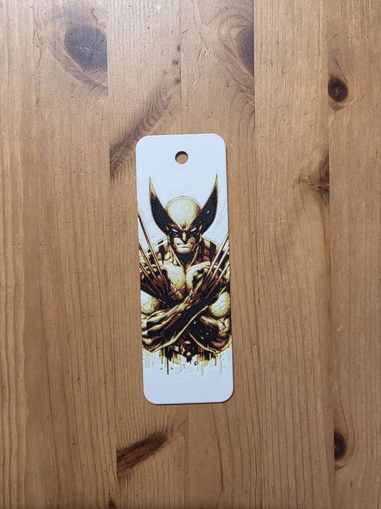 wolverine bookmark - Free 3D Print Model - MakerWorld