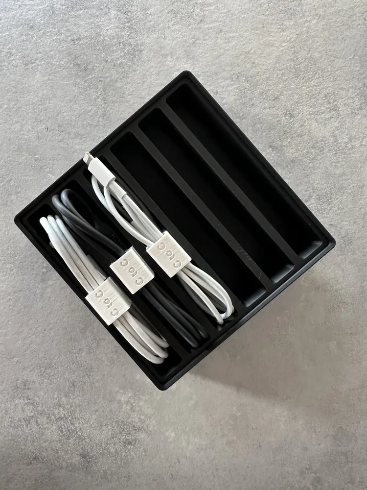 Cable organizer gridfinity - Free 3D Print Model - MakerWorld