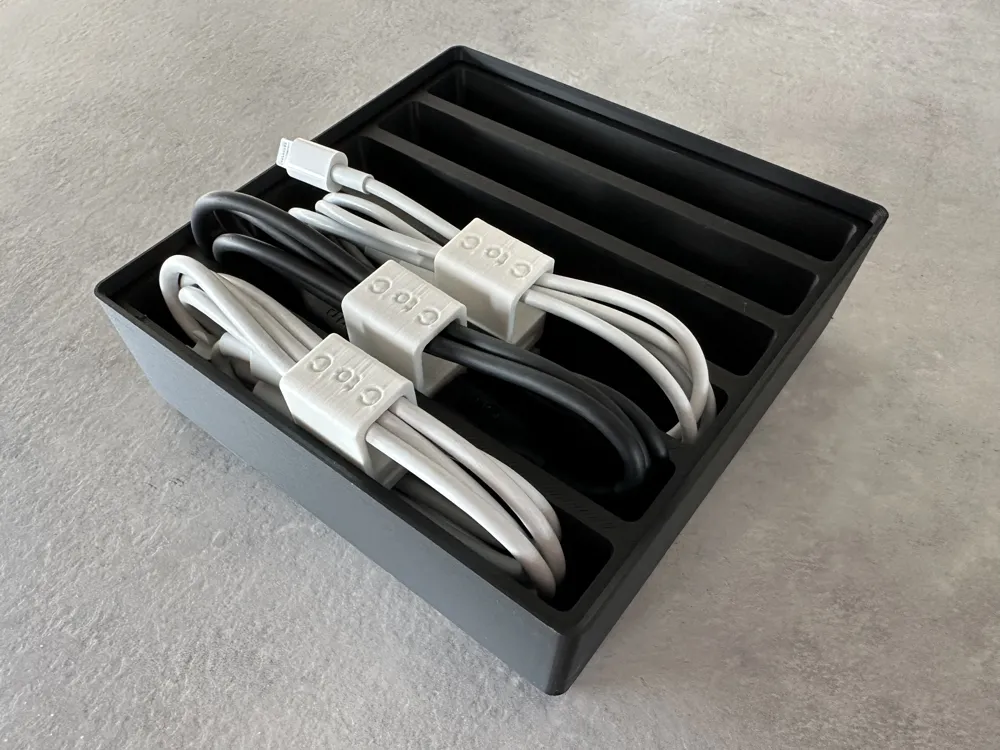 Cable organizer gridfinity - Free 3D Print Model - MakerWorld