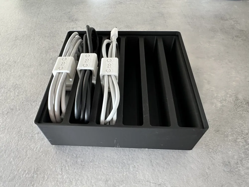 Cable organizer gridfinity - Free 3D Print Model - MakerWorld