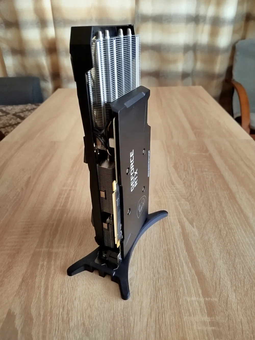 Vertical graphics card display stand - Free 3D Print Model - MakerWorld