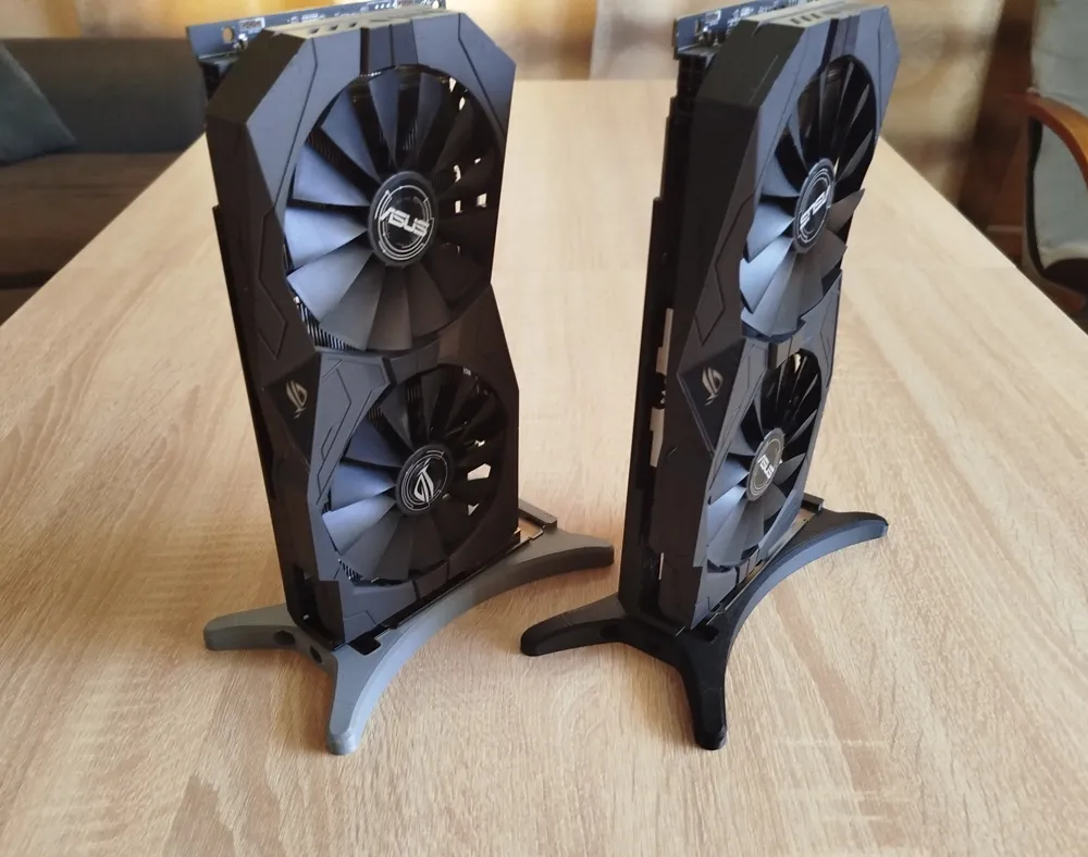 Vertical graphics card display stand - Free 3D Print Model - MakerWorld