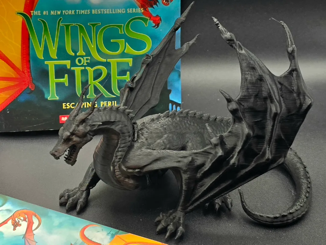 Wings of Fire Skywing Dragon - Free 3D Print Model - MakerWorld
