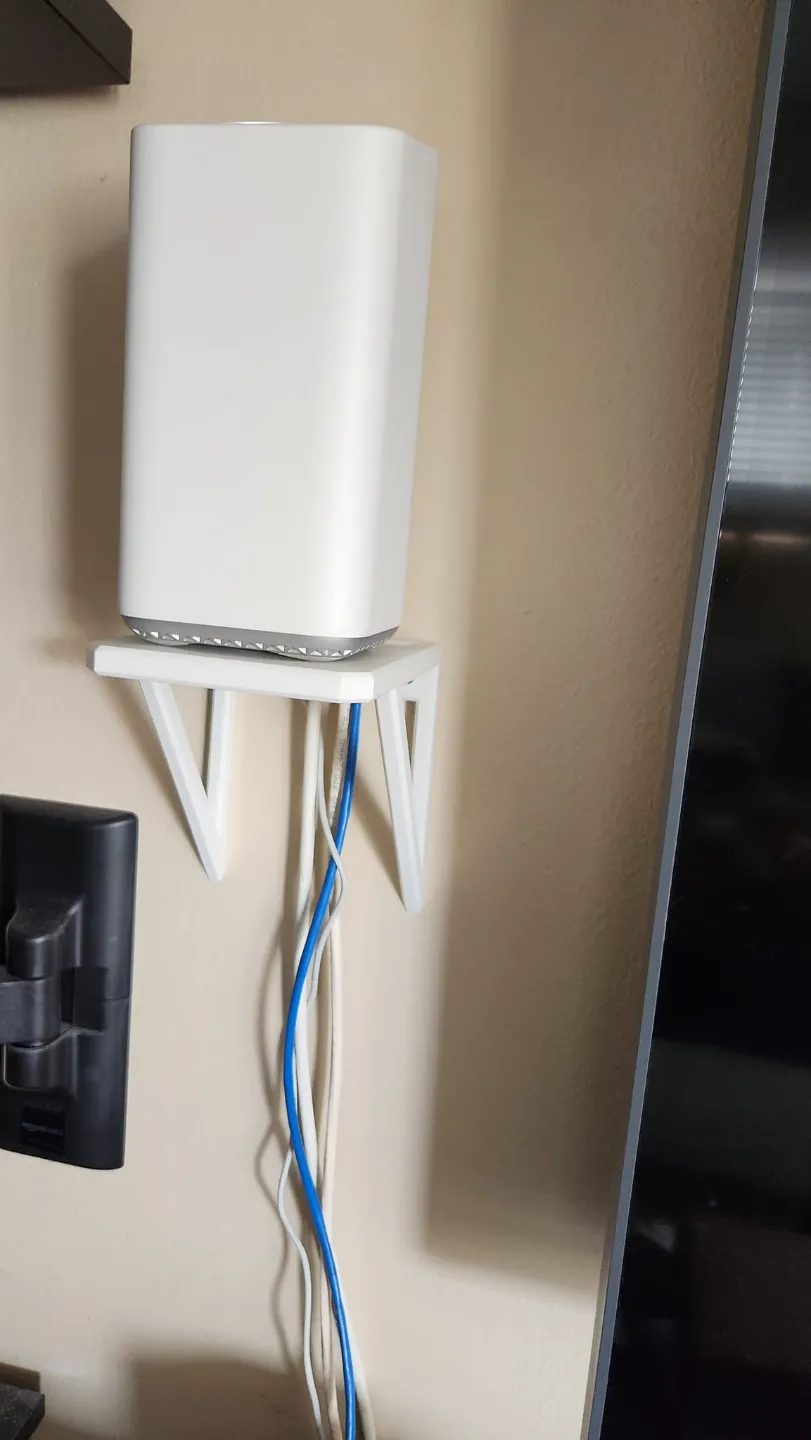 Shelf for Router, Modem or small object wall mount by TragSifarin ...