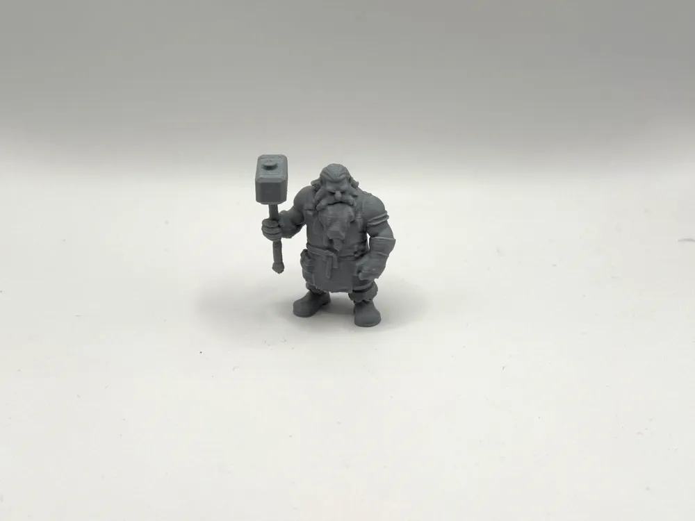 Dwarf Blacksmith - DND miniature by everythingDNDMakerWorld: Download ...