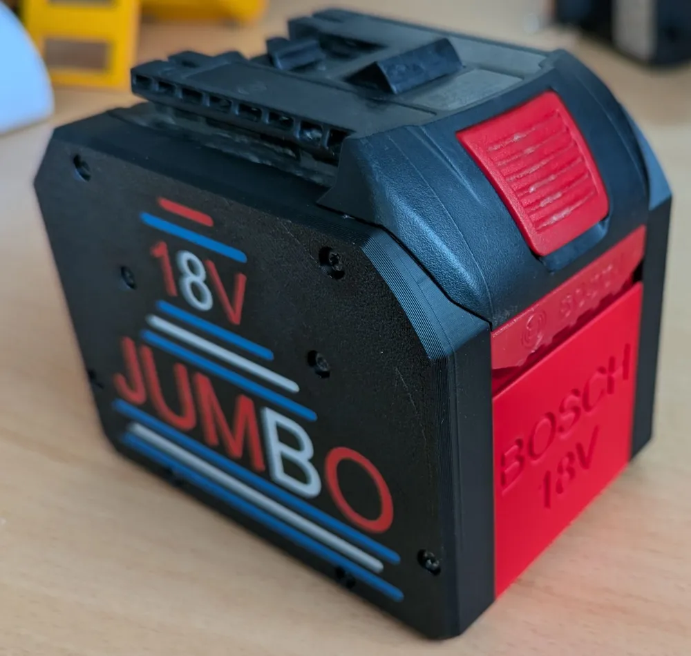 Bosch GBA 12AH MOD PRO CORE 18V 4AH - Free 3D Print Model - MakerWorld