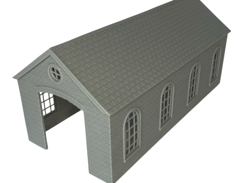 Model Railway Engine/locomotive Shed OO Gauge by JC MakerWorld ...