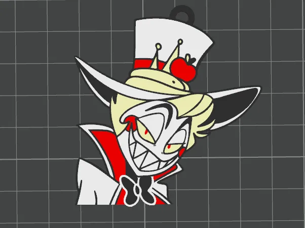 Lucifer Morningstar Keychain by Keel - MakerWorld