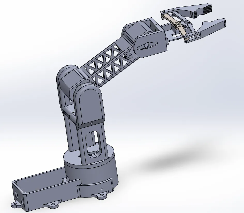 BRAZO ROBÓTICO SOLIDWORKS Y STEP EDIT por Imagina 3D MakerWorld ...