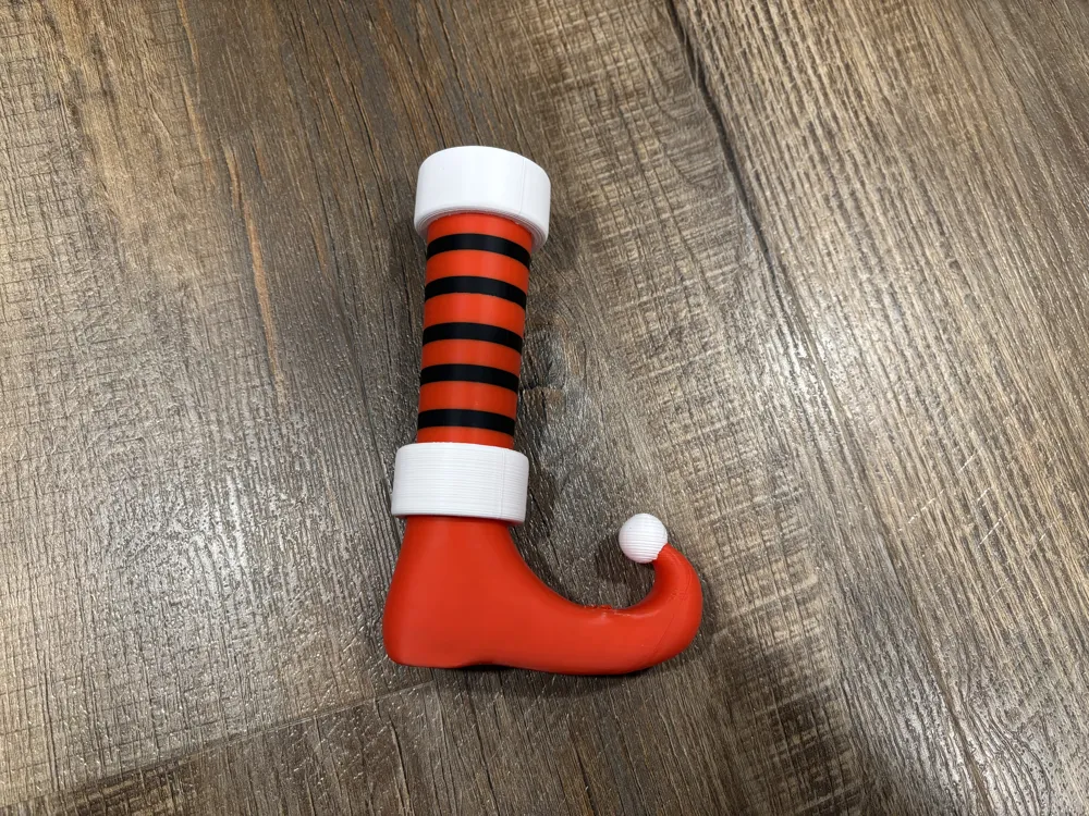 7” Extendable Elf feet for your Christmas Tree - Free 3D Print Model ...