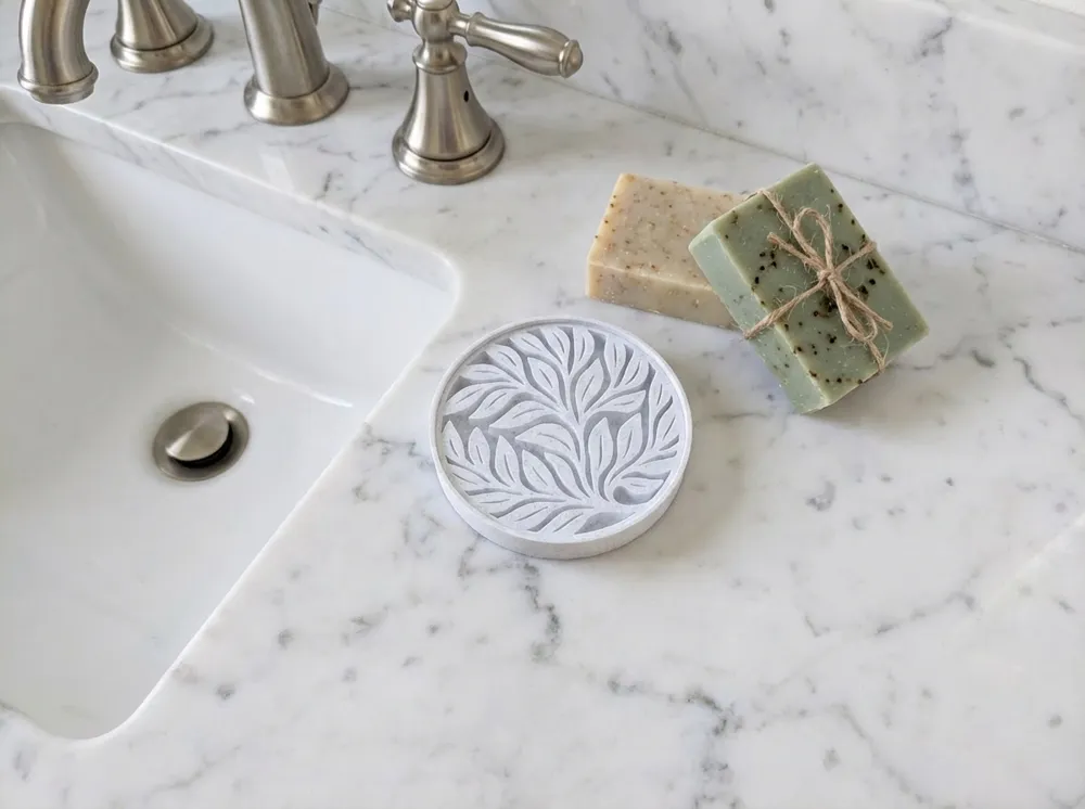 Jabonera "Flourish" - Modelo de impresión 3D gratuito - MakerWorld