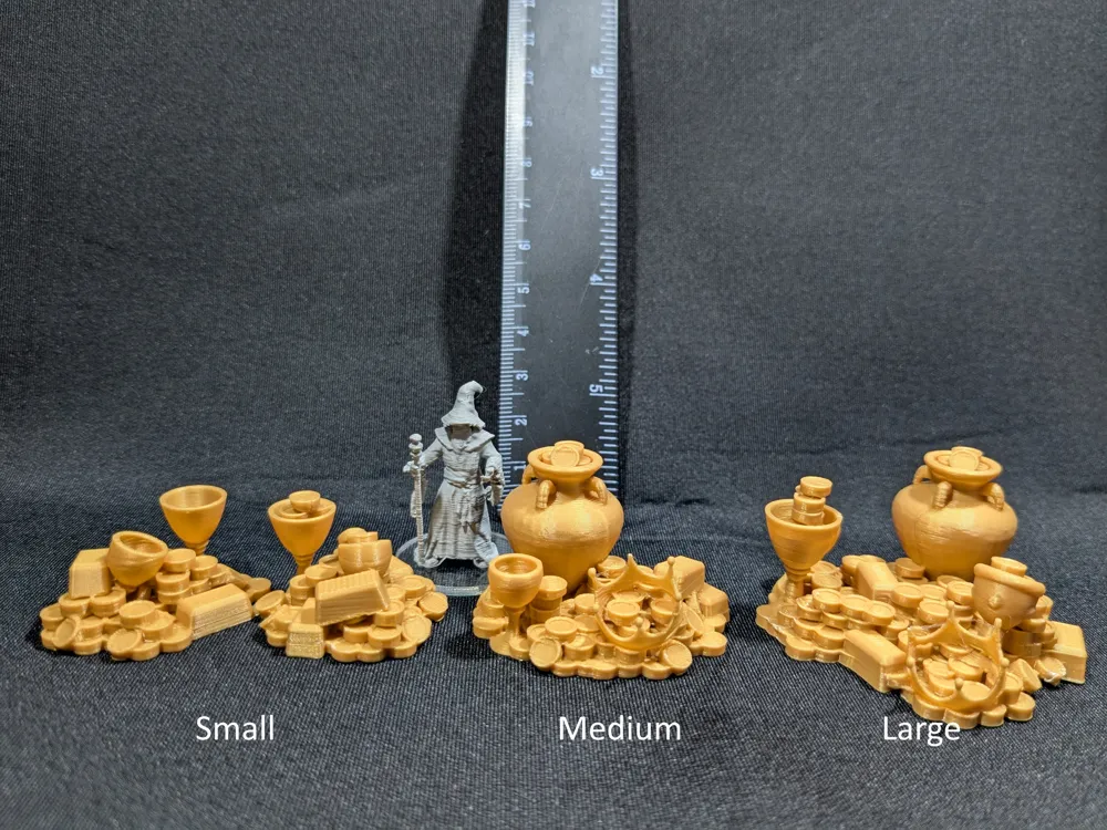 Piles of treasure - DND scatter terrain by Together 3D MakerWorld ...
