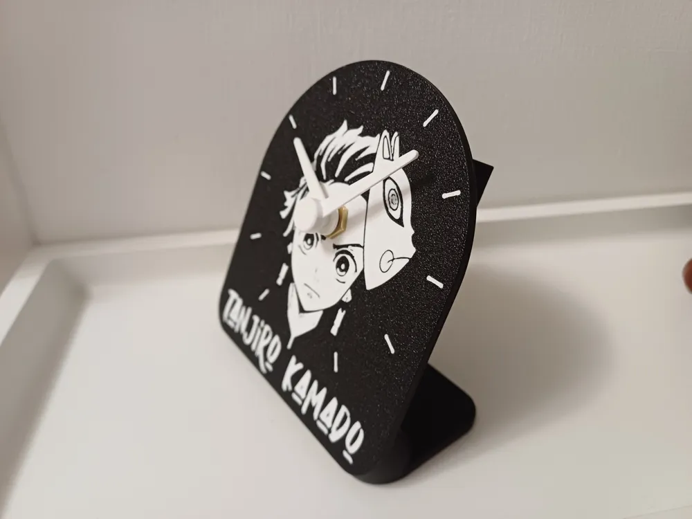 Demon Slayer Clock - Tanjiro Kamado by Kiron 21MakerWorld: Download ...