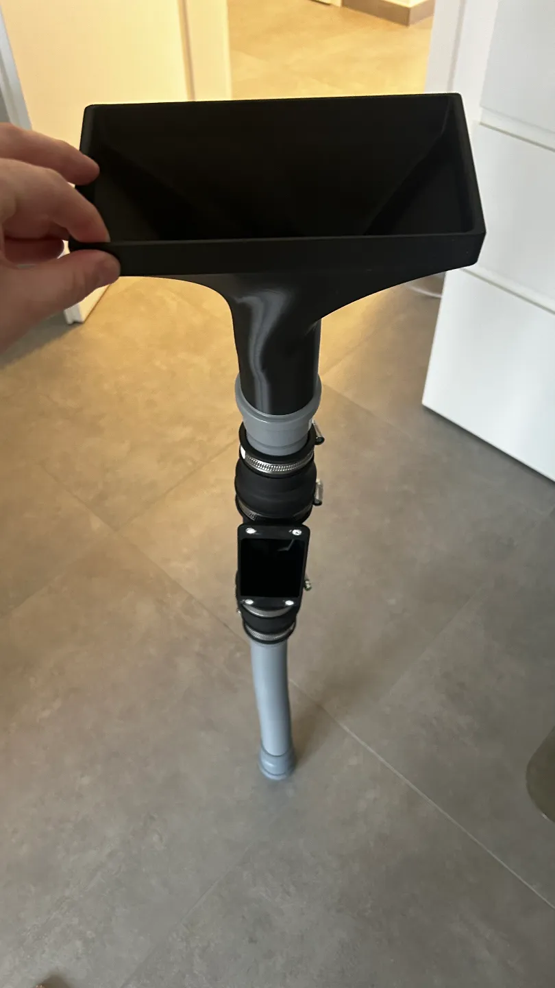 Swirl funnel for waste system / Poop Bucket by BeeEff - MakerWorld