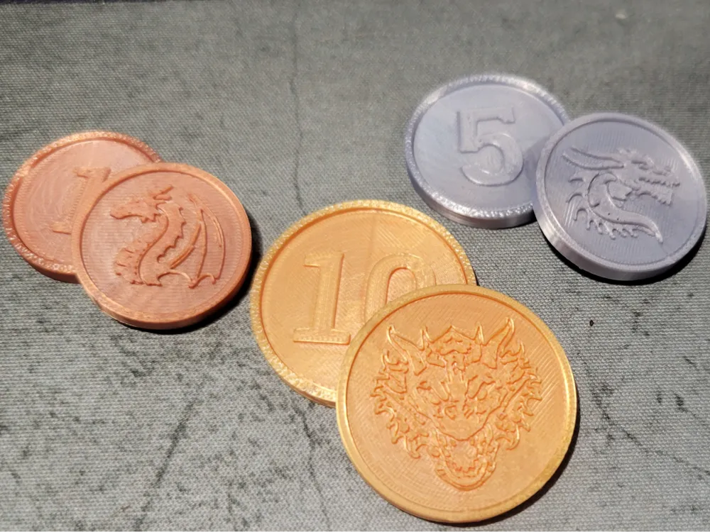 Clank! Coins by n00bish MakerWorld: Download Free 3D Models