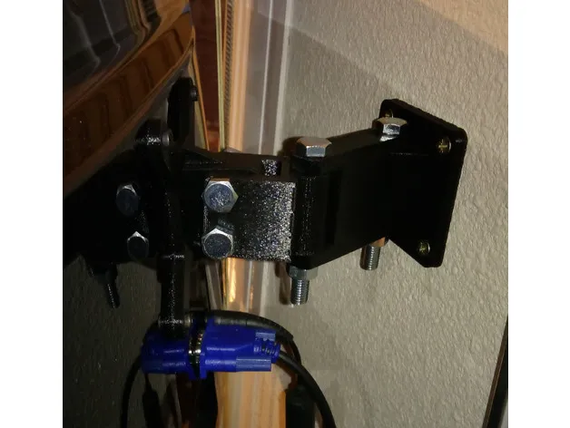 Sim rig button box Vesa Mount & Bracket Remixed by GripFuel - MakerWorld