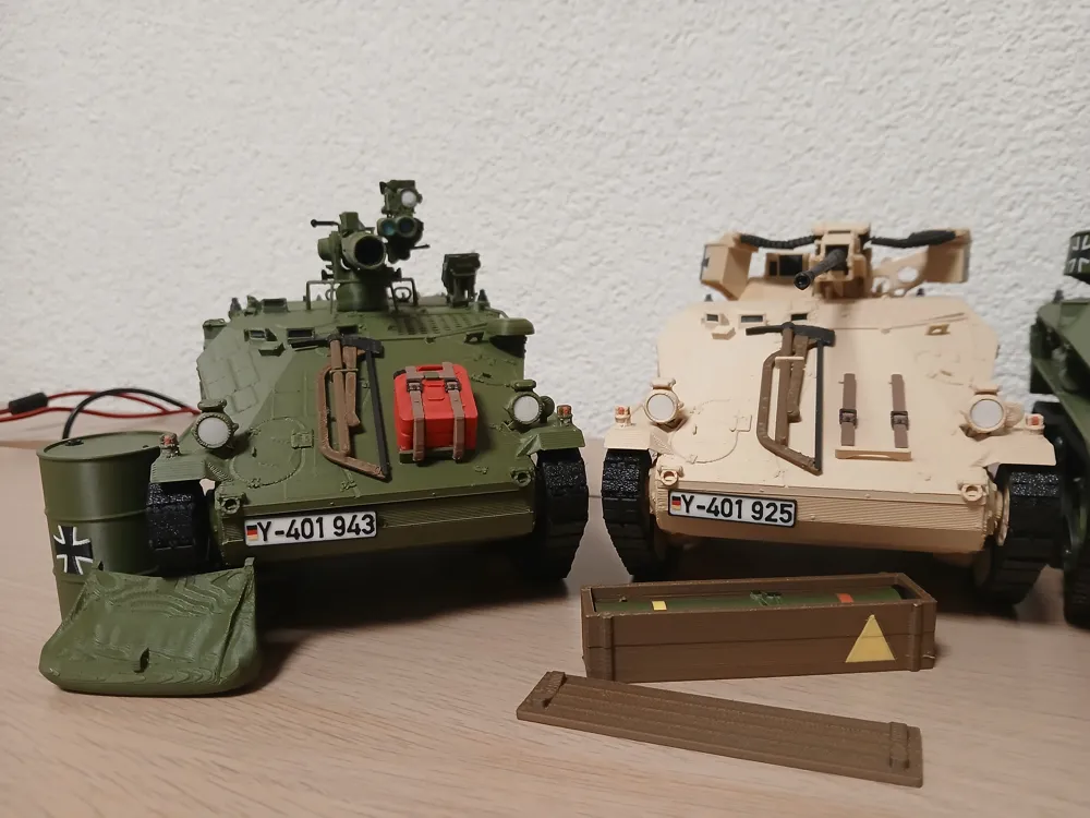 CyberBrick Wiesel 1/16 Accessory kit -Full Package by PrivateMiku ...