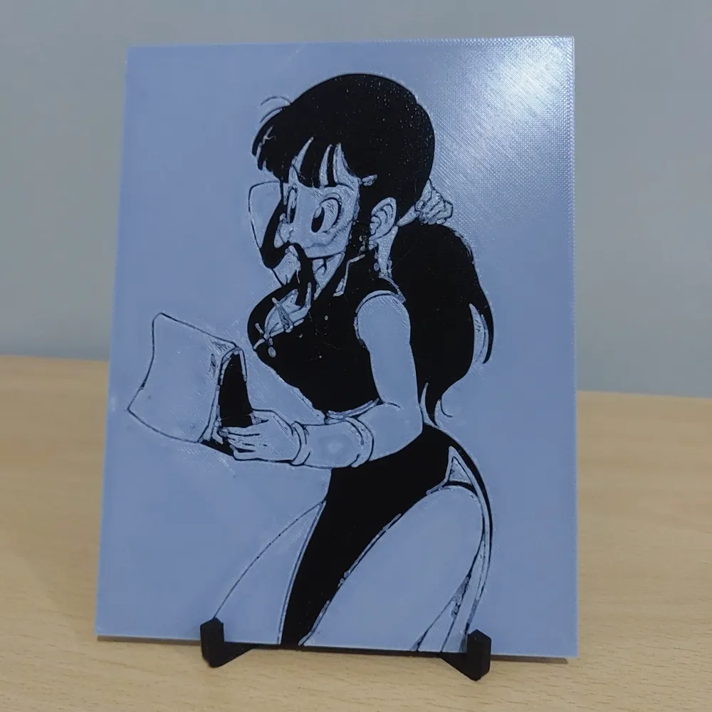 Chichi Dragon Ball Hueforge by Luca Dilo - MakerWorld