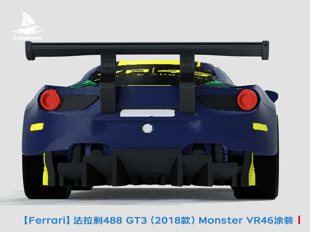 [Ferrari] Ferrari 488 GT3 (2018 model) Monster Rossi VR46 Kessel Build ...