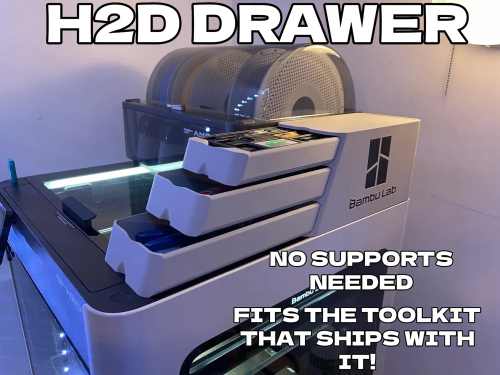 H2 Series Top Drawers / AMS side Drawers H2D + H2S by VerusIndustries ...