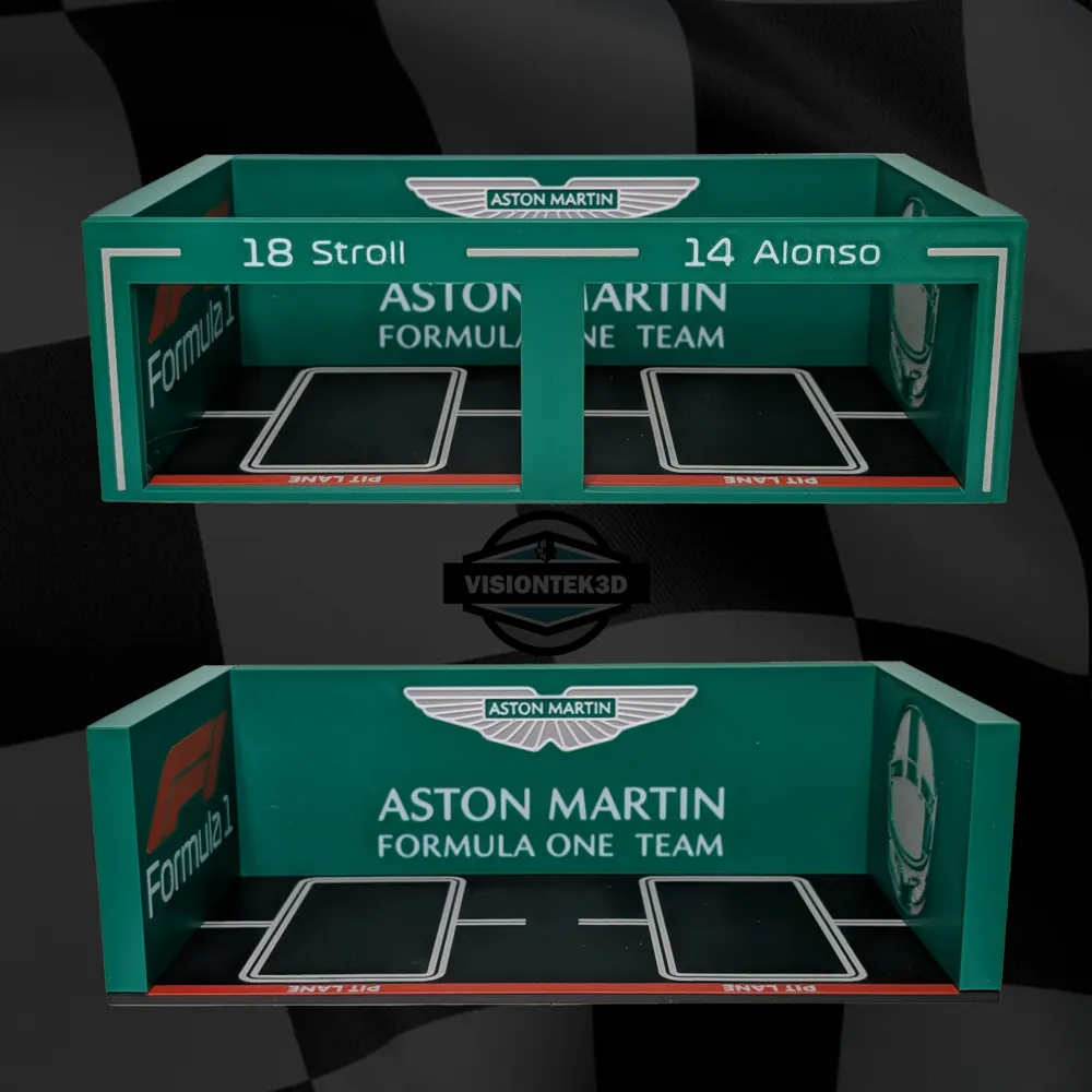 F1 Series 1:64 Garage Diorama - Free 3D Print Model - MakerWorld