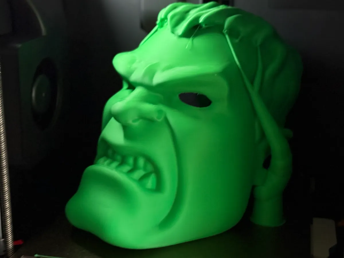 The Incredible Hulk Face Mask - Free 3D Print Model - MakerWorld