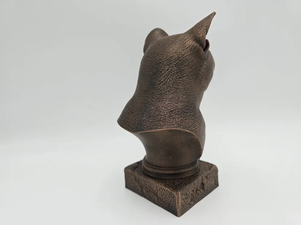 RUSSIAN BLUE CAT BUST by Messy_Panda MakerWorld: Download Free 3D Models